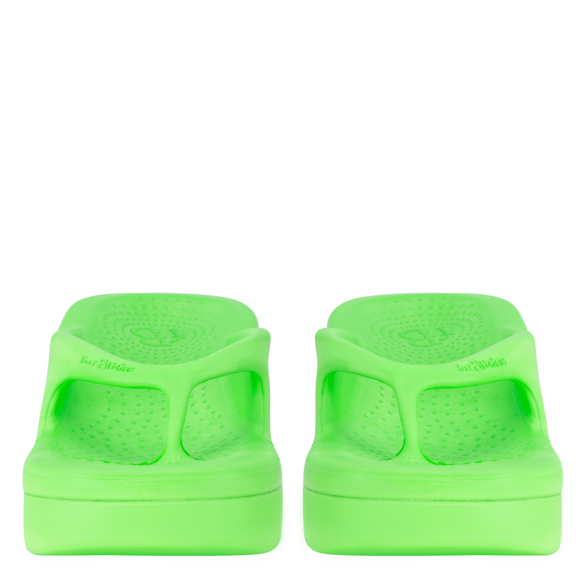 Ooh Bunny Green Flip Flops – L'Oeuvre